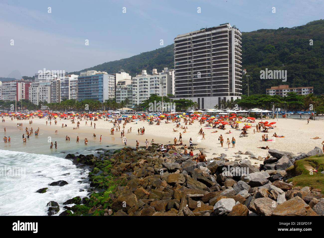 Rio de Janeiro, main tourist spot in Brazil, famous beaches, Copacabana ...