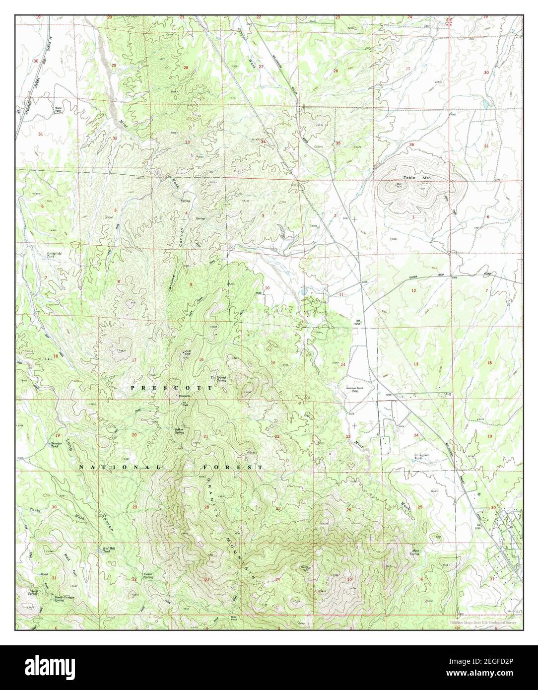 Jerome Canyon, Arizona, map 1979, 1:24000, United States of America by ...