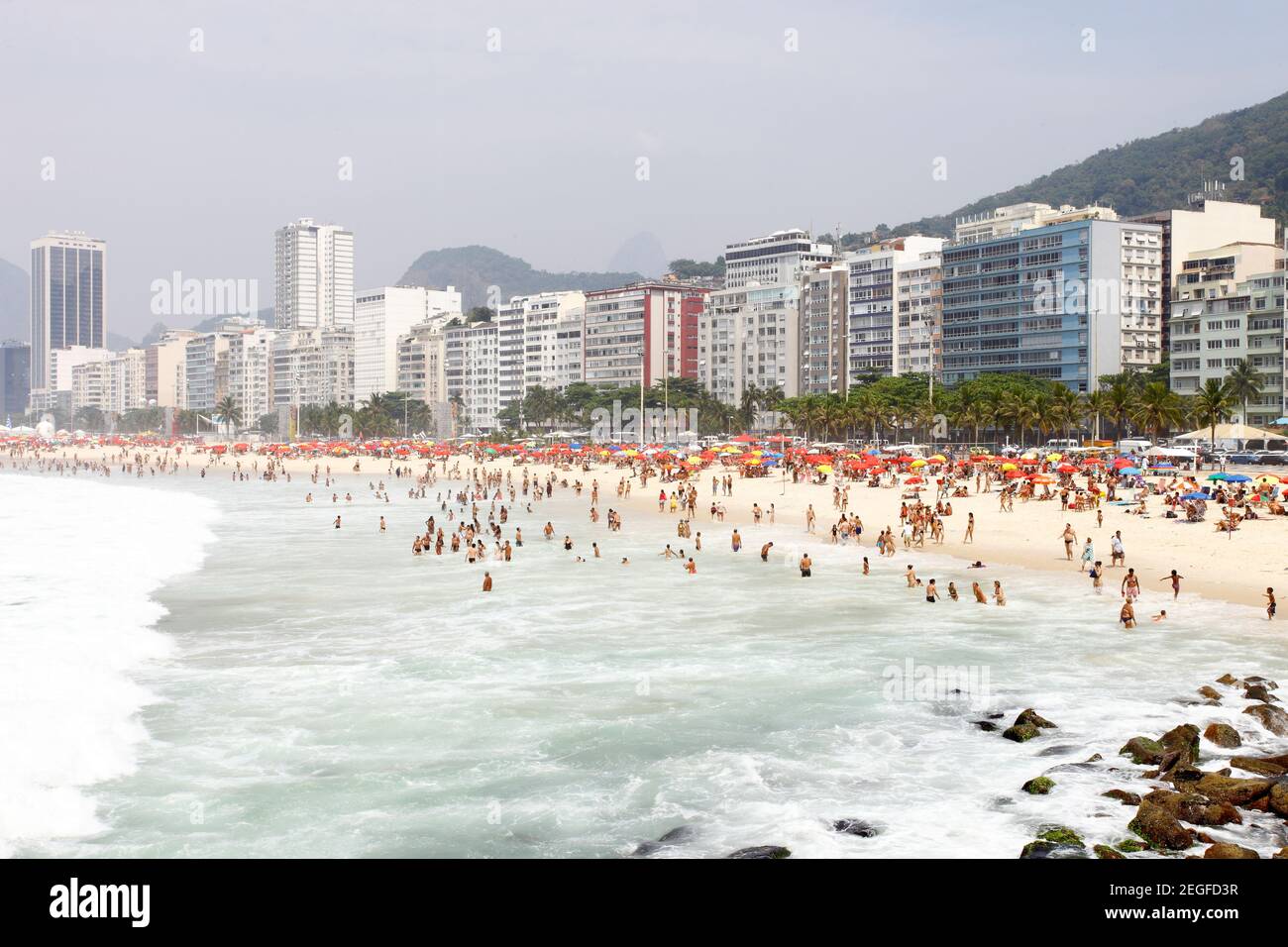 Rio de Janeiro, main tourist spot in Brazil, famous beaches, Copacabana, Ipanema, Leblon, Barra ...