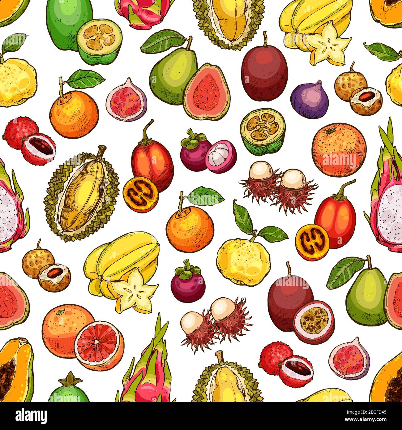 Fruit dra Stock Vector Images - Alamy
