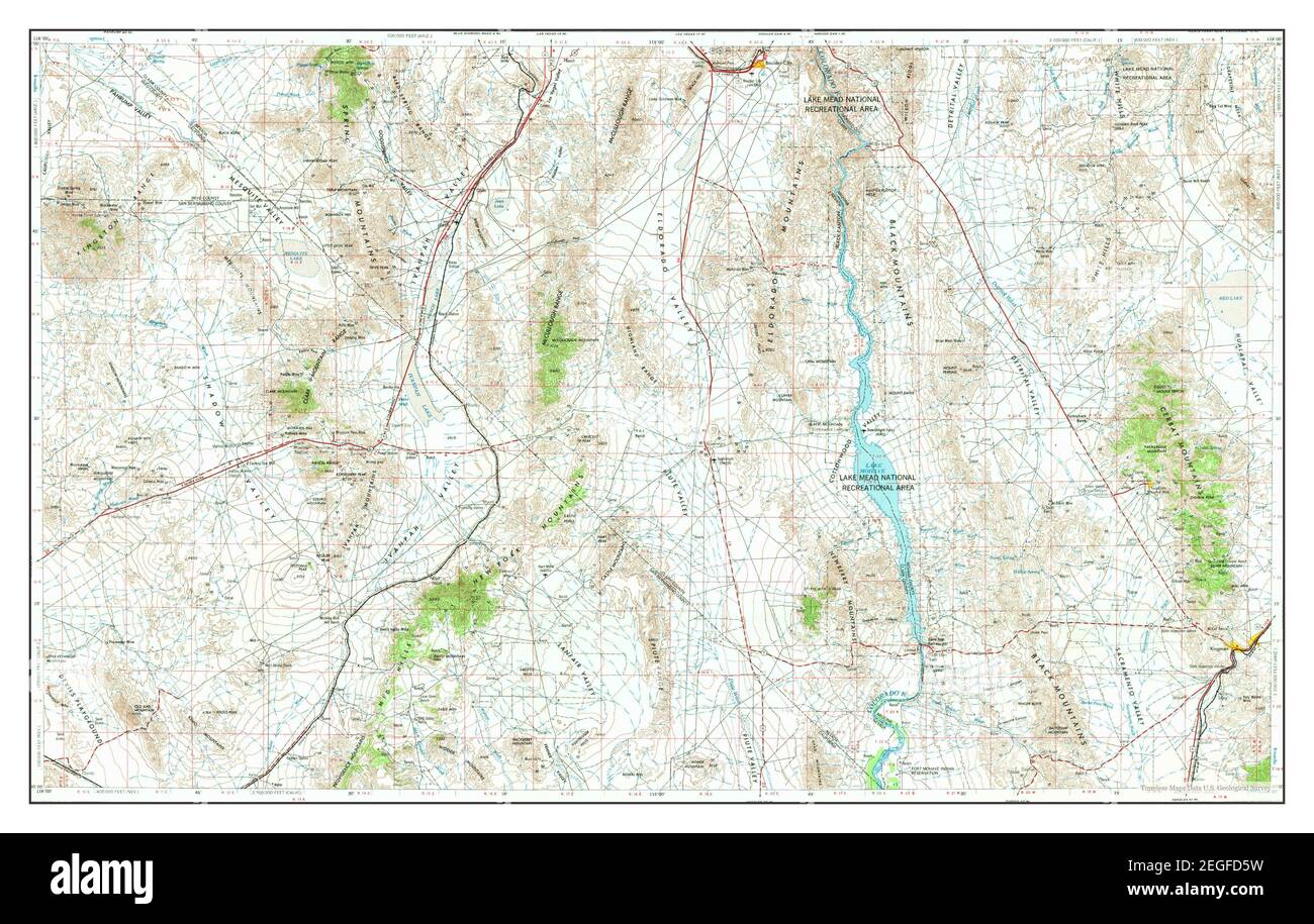 Kingman, Arizona, map 1954, 1:250000, United States of America by ...