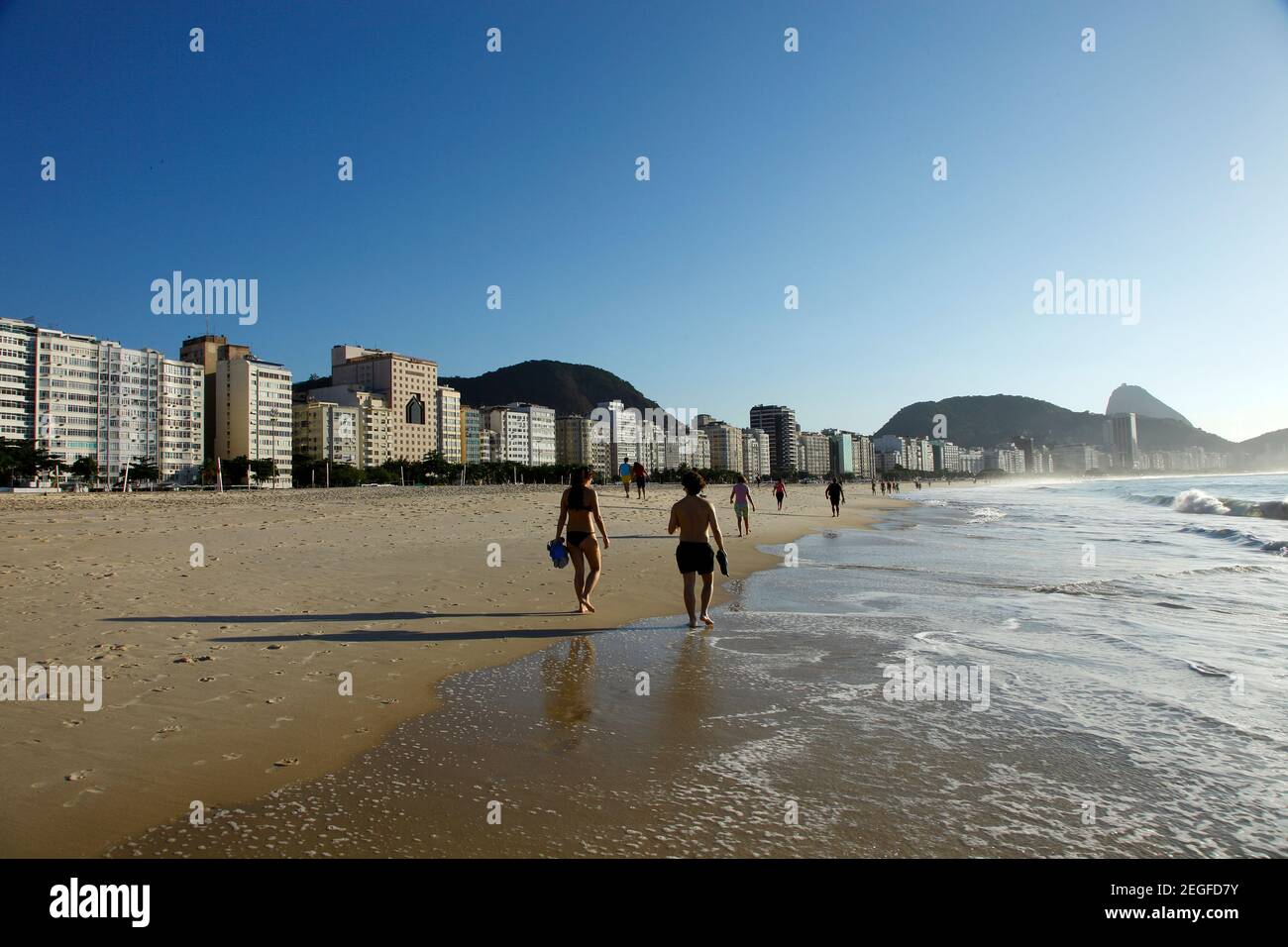 Rio de Janeiro, main tourist spot in Brazil, famous beaches, Copacabana ...