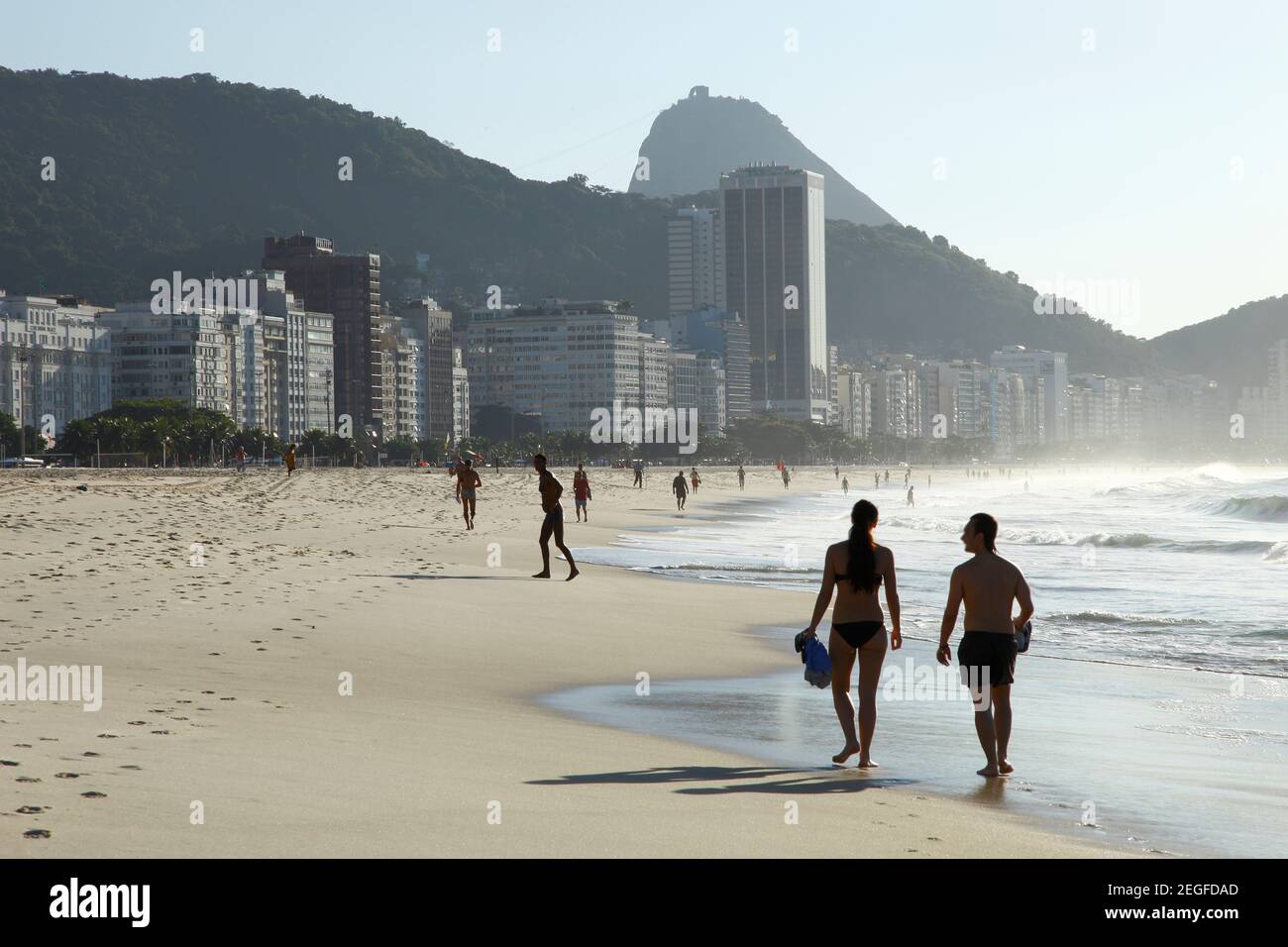 Rio de Janeiro, main tourist spot in Brazil, famous beaches, Copacabana ...