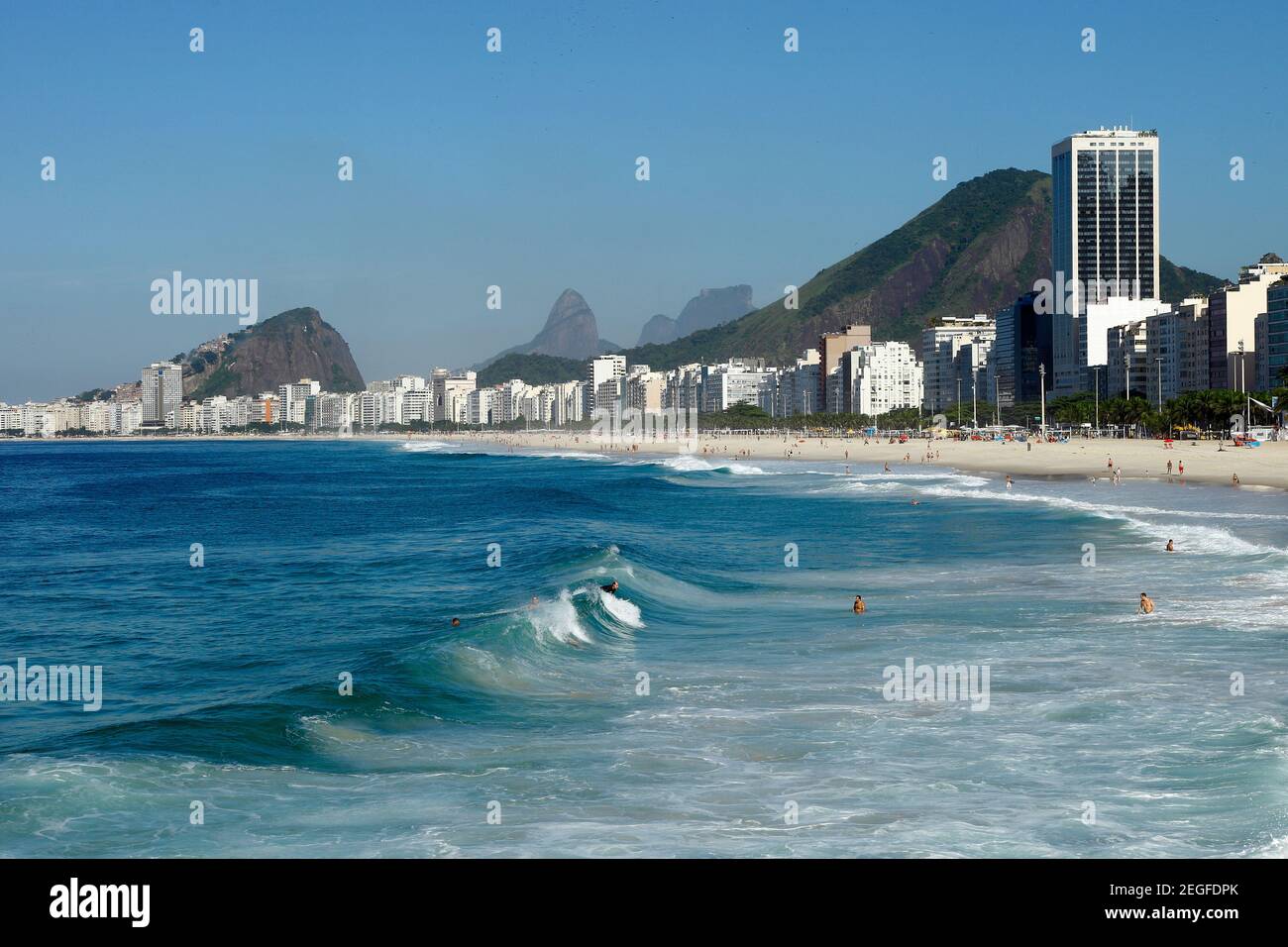 Rio de Janeiro, main tourist spot in Brazil, famous beaches, Copacabana ...