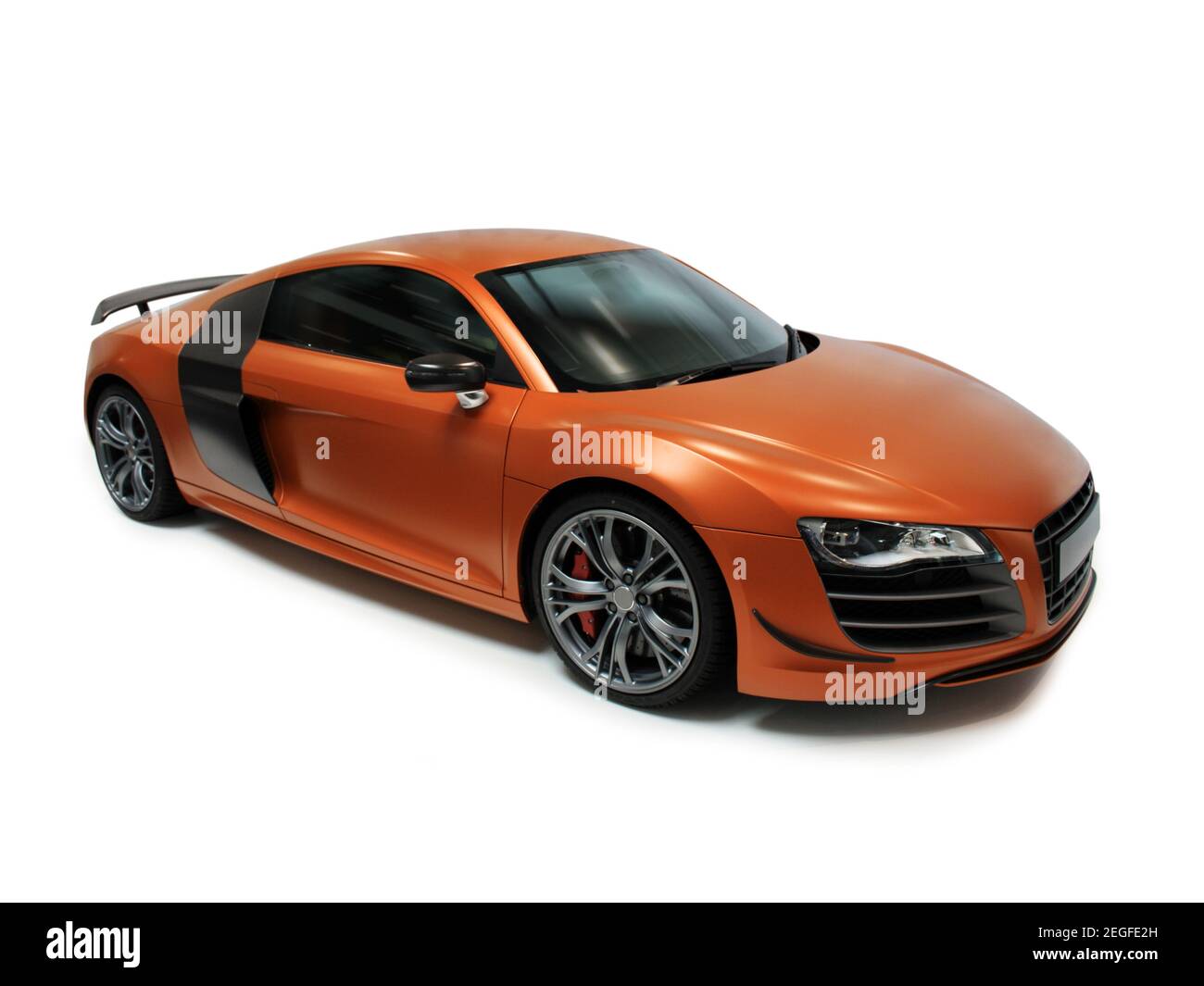 Orange sports car auto Cut Out Stock Images & Pictures - Alamy