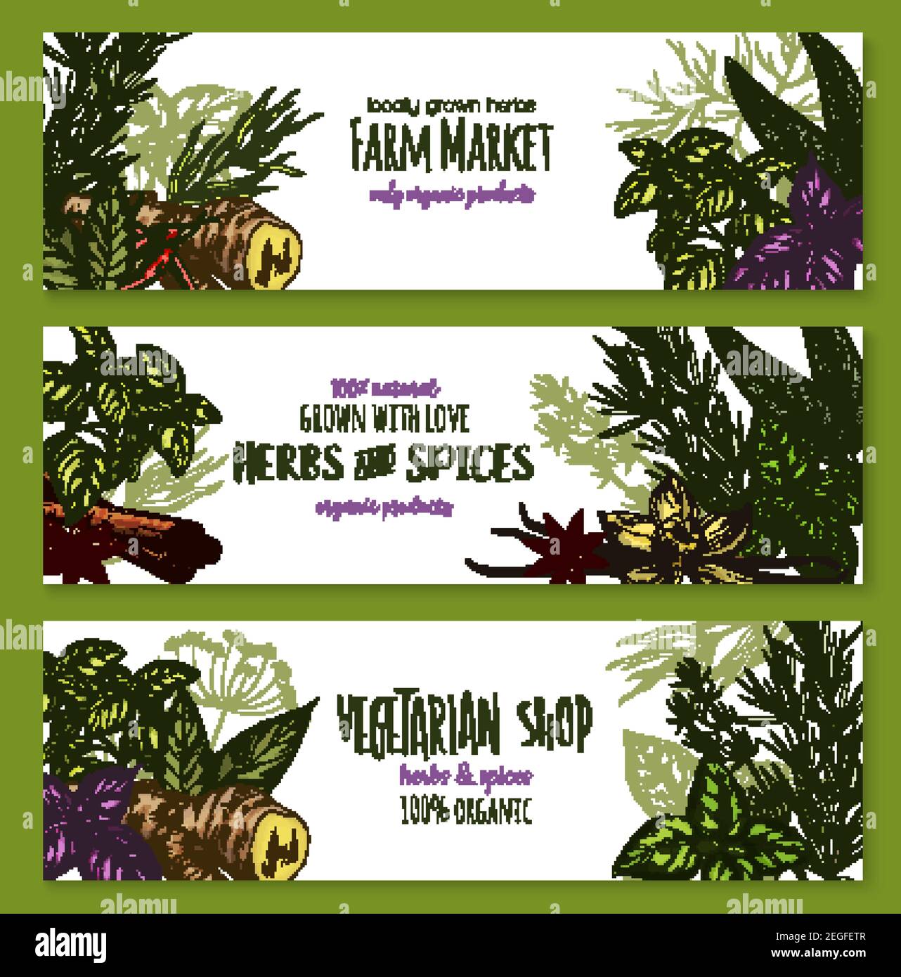 Herbs spices shop Stock Vector Images - Alamy