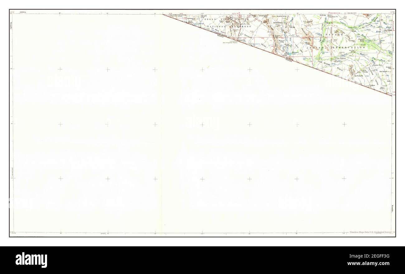 Lukeville, Arizona, map 1963, 1:250000, United States of America by ...