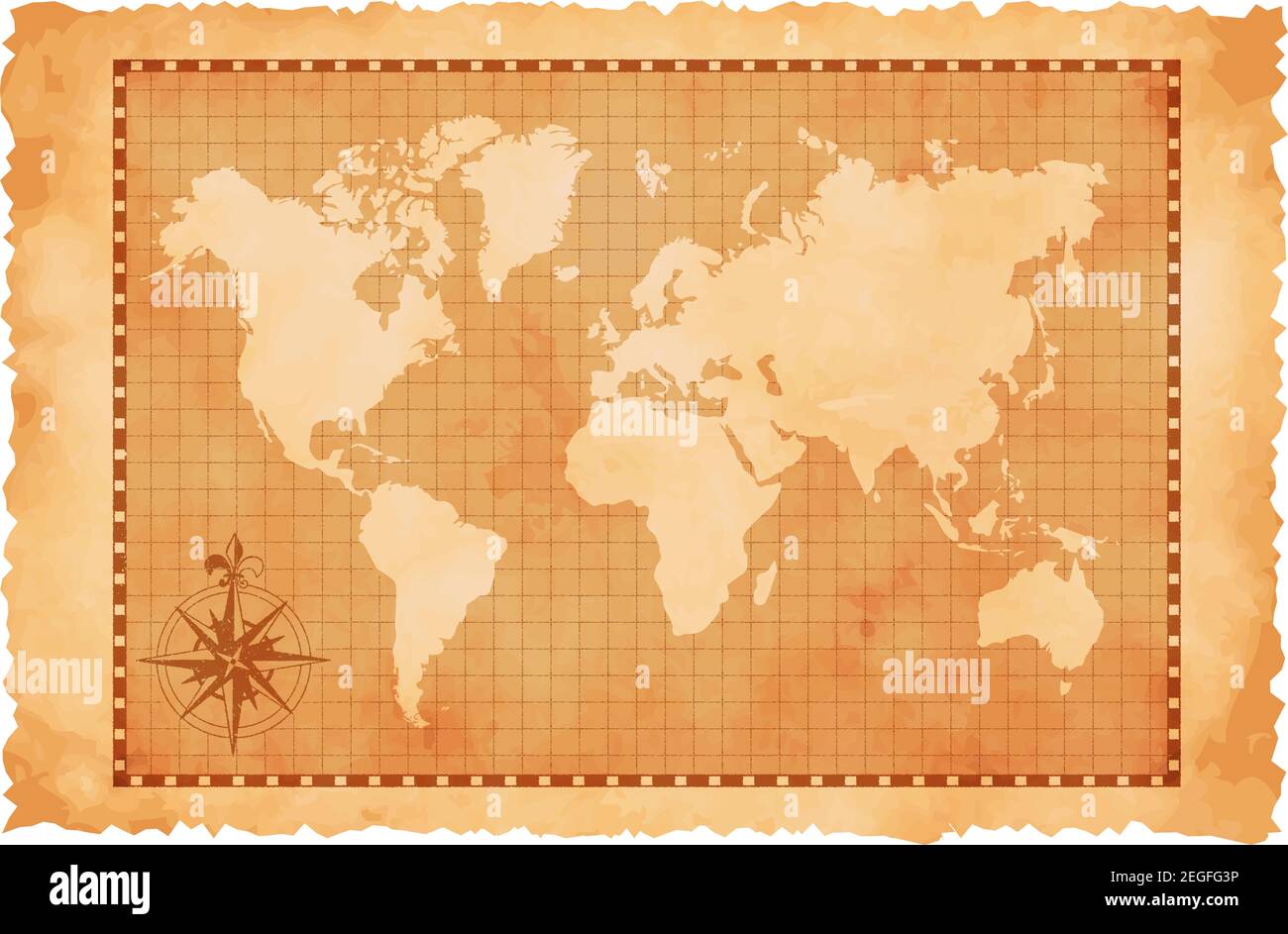 Blank map of world countries Stock Vector Images - Alamy