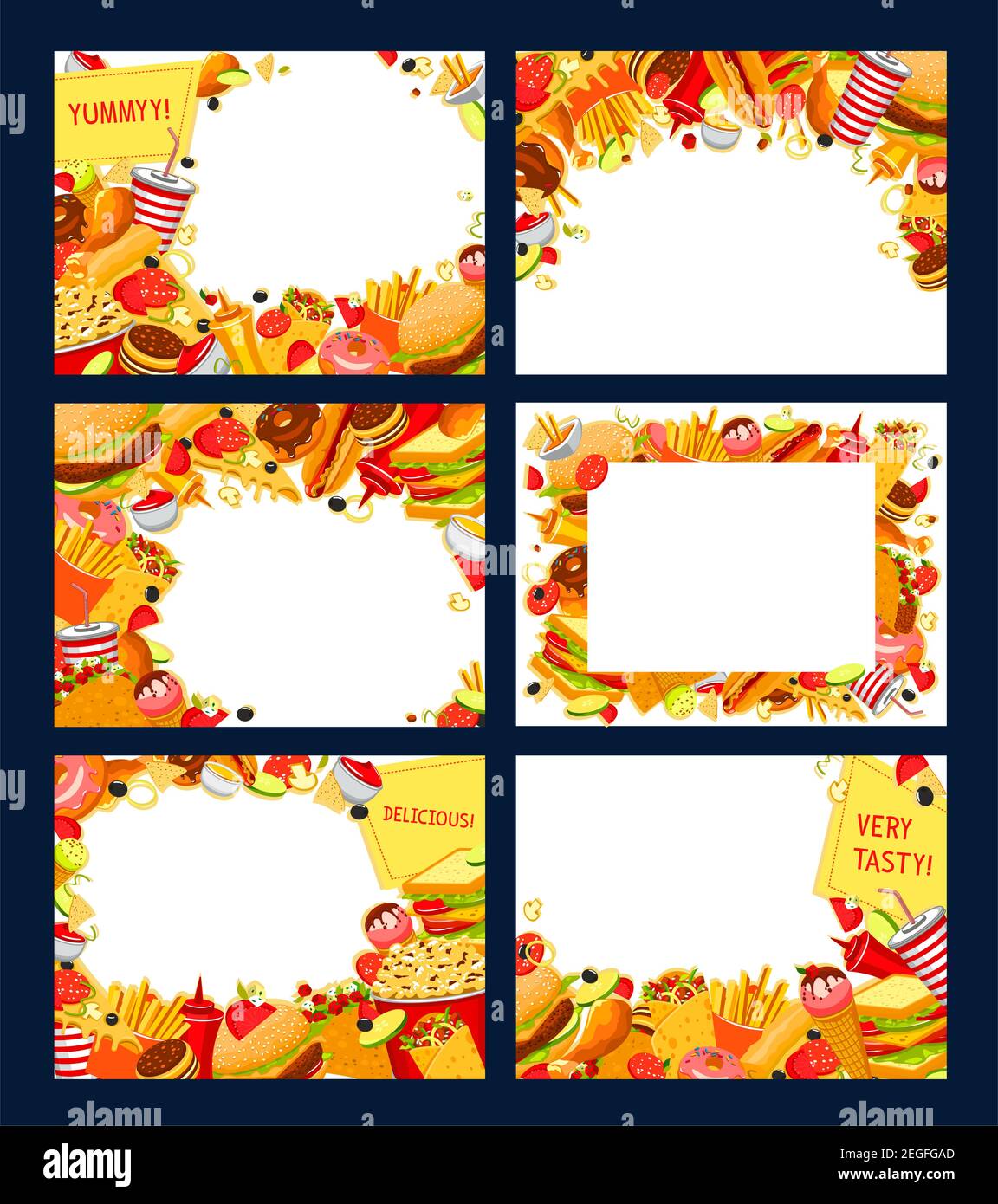 Menu frames for restaurant hi-res stock photography and images - Alamy