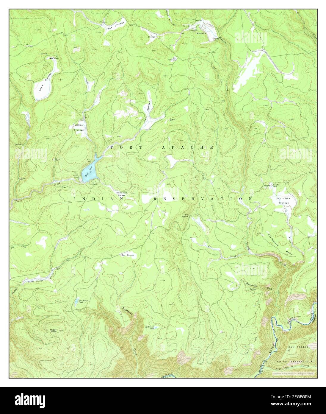 Maverick, Arizona, map 1978, 1:24000, United States of America by ...
