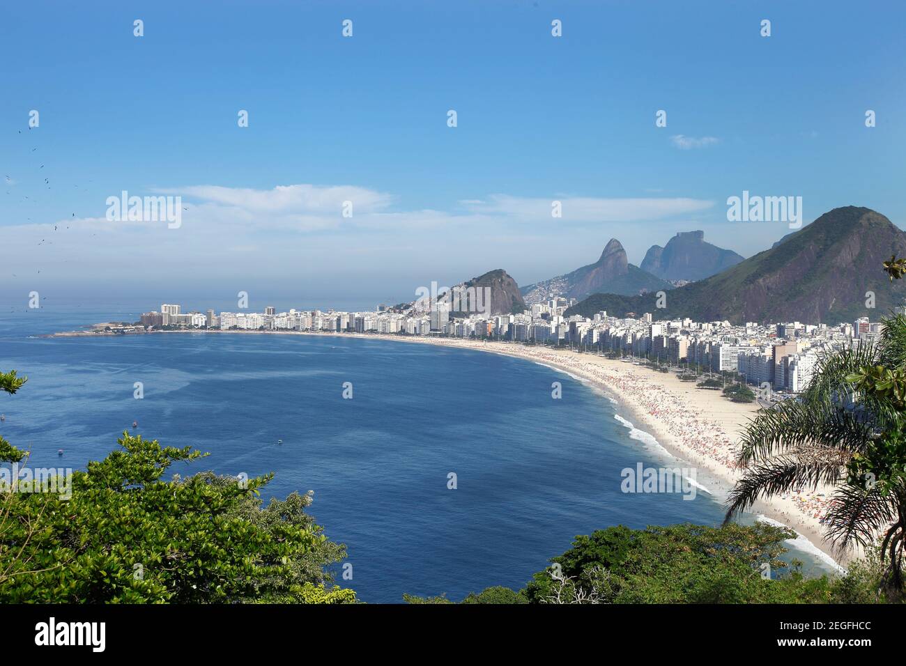 Rio de Janeiro, main tourist spot in Brazil, famous beaches, Copacabana ...