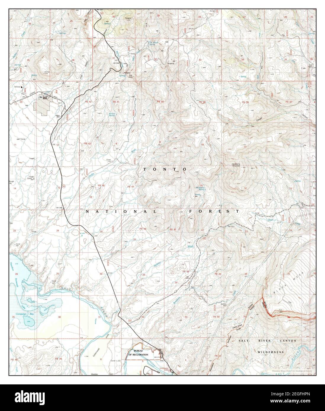 Meddler Wash, Arizona, map 2004, 1:24000, United States of America by ...
