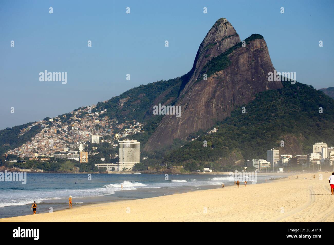 Rio de Janeiro, main tourist spot in Brazil, famous beaches, Copacabana ...