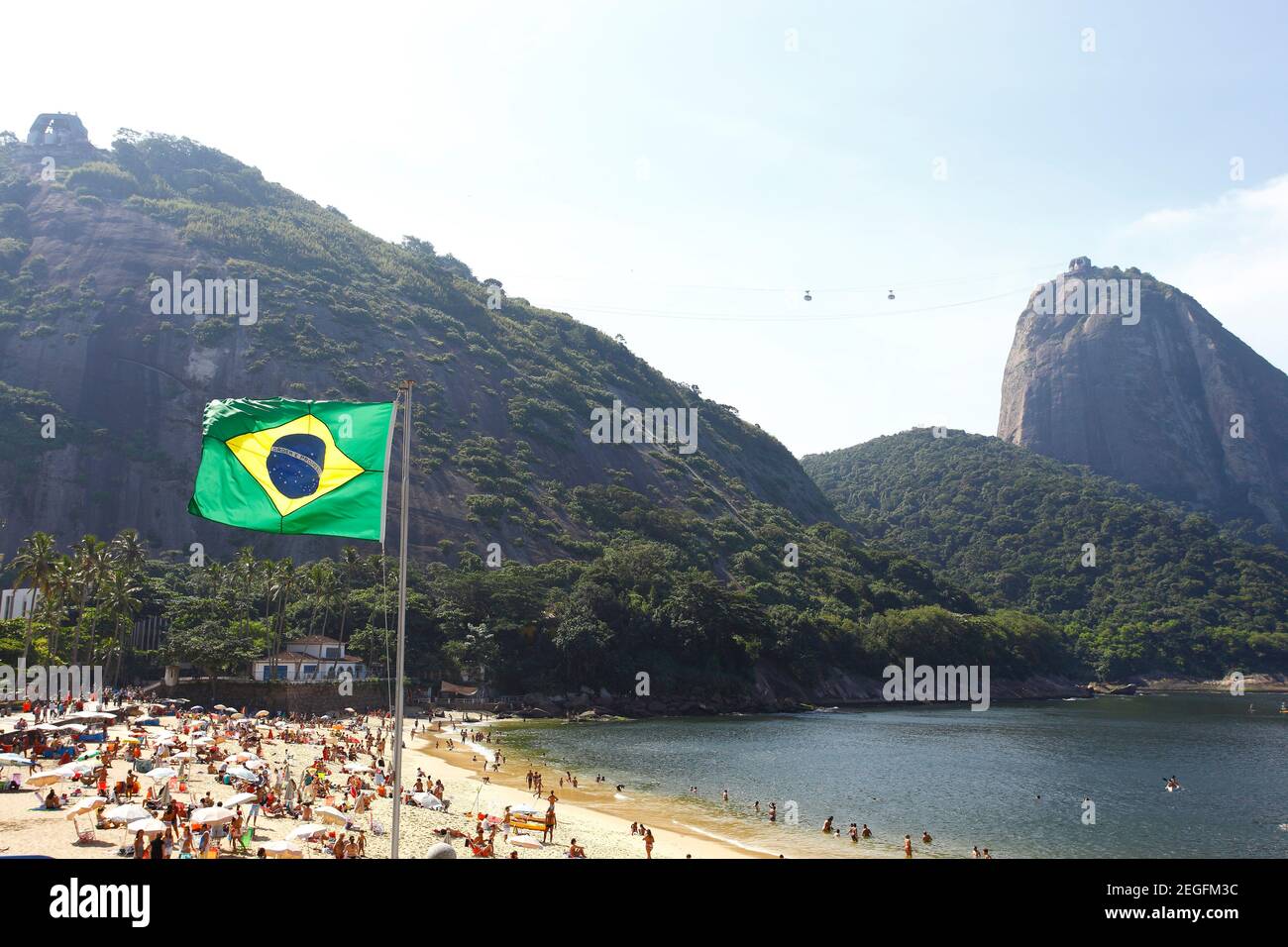 Rio de Janeiro, main tourist spot in Brazil, famous beaches, Copacabana ...