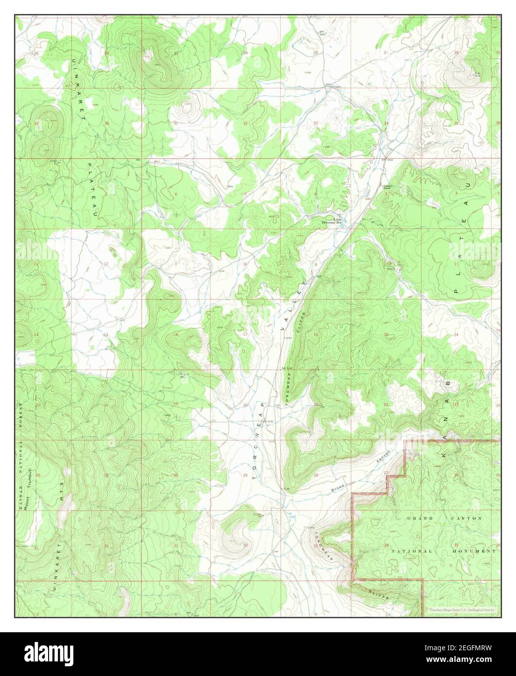 Mt Trumbull NE, Arizona, map 1967, 1:24000, United States of America by ...