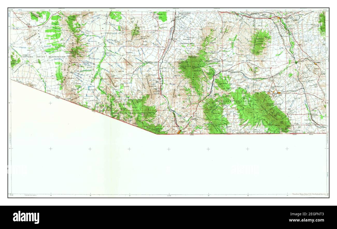 Map of nogales hi-res stock photography and images - Alamy