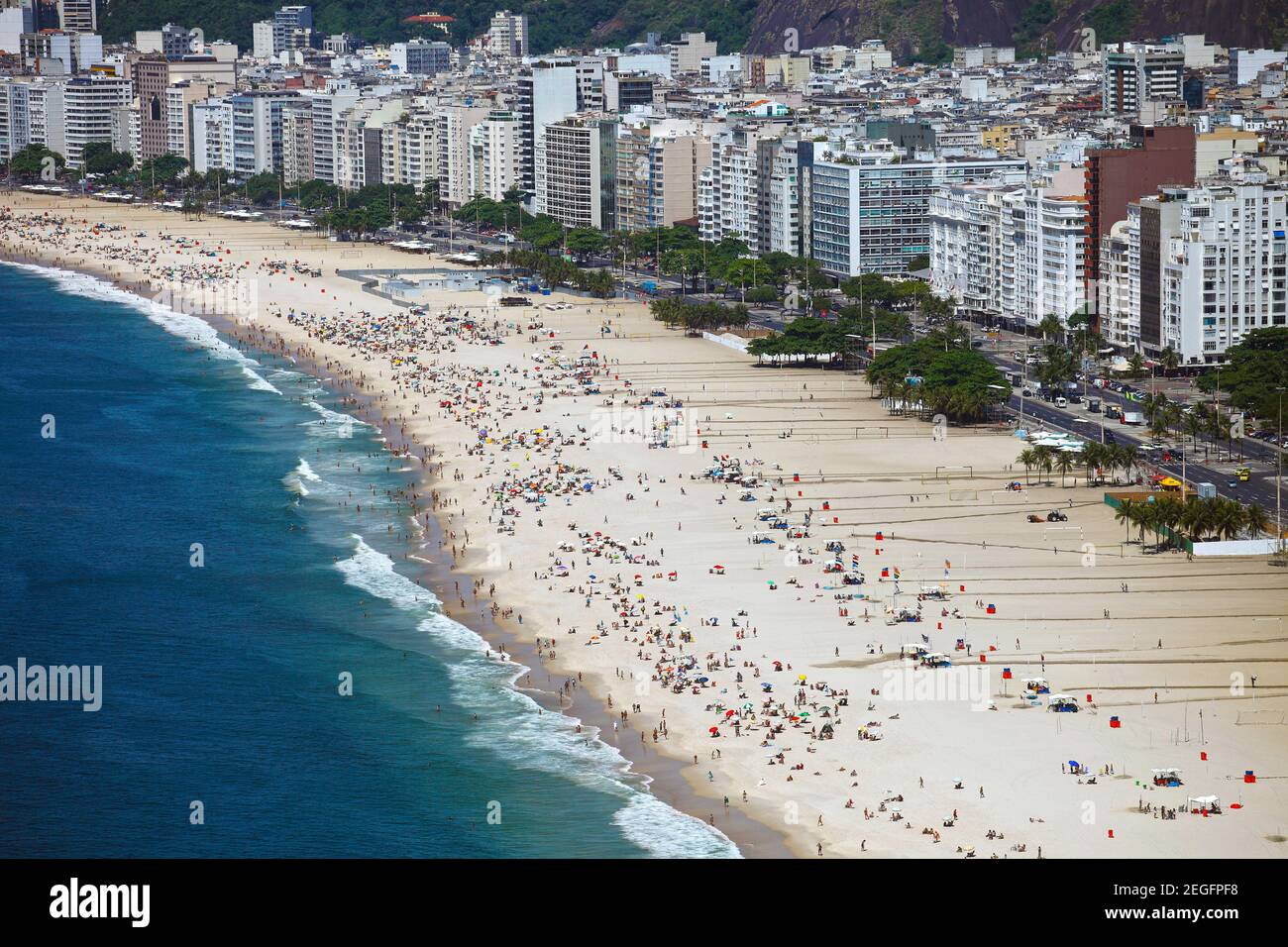Rio de Janeiro, main tourist spot in Brazil, famous beaches, Copacabana ...