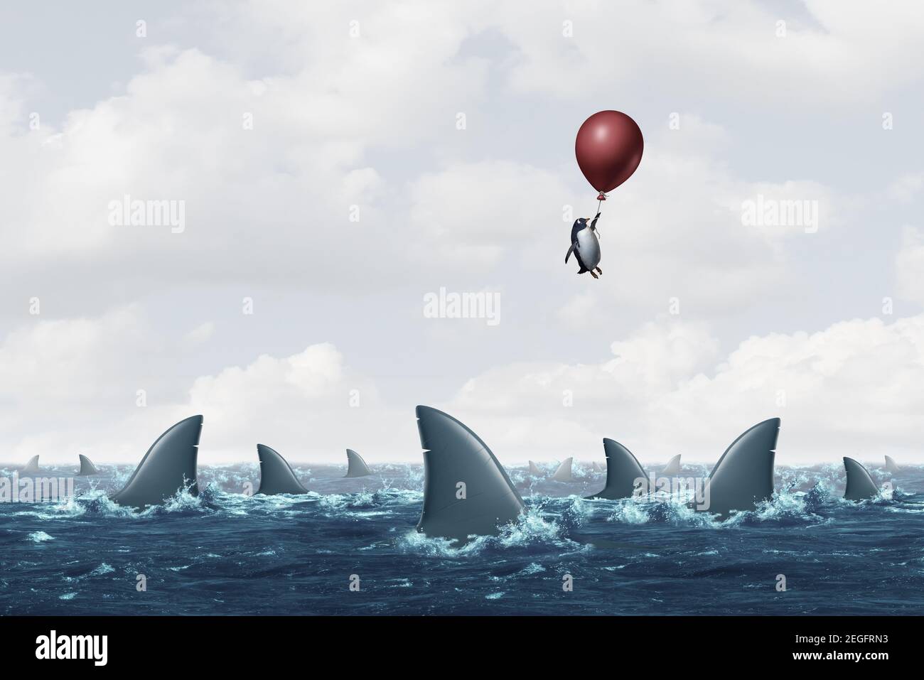 Overcoming risk and a concept representing difficulty and to overcome a ...