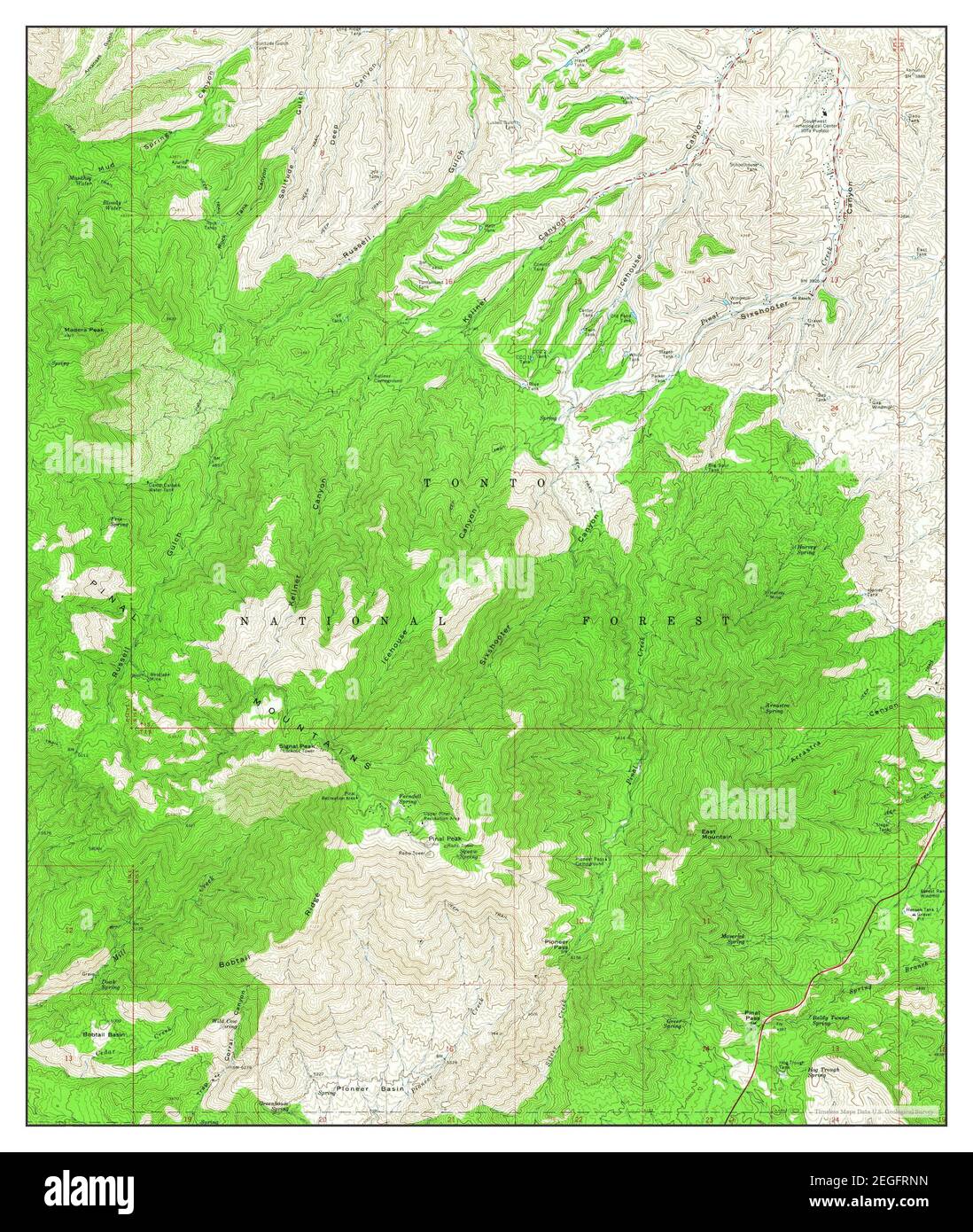 Pinal county map hi-res stock photography and images - Alamy