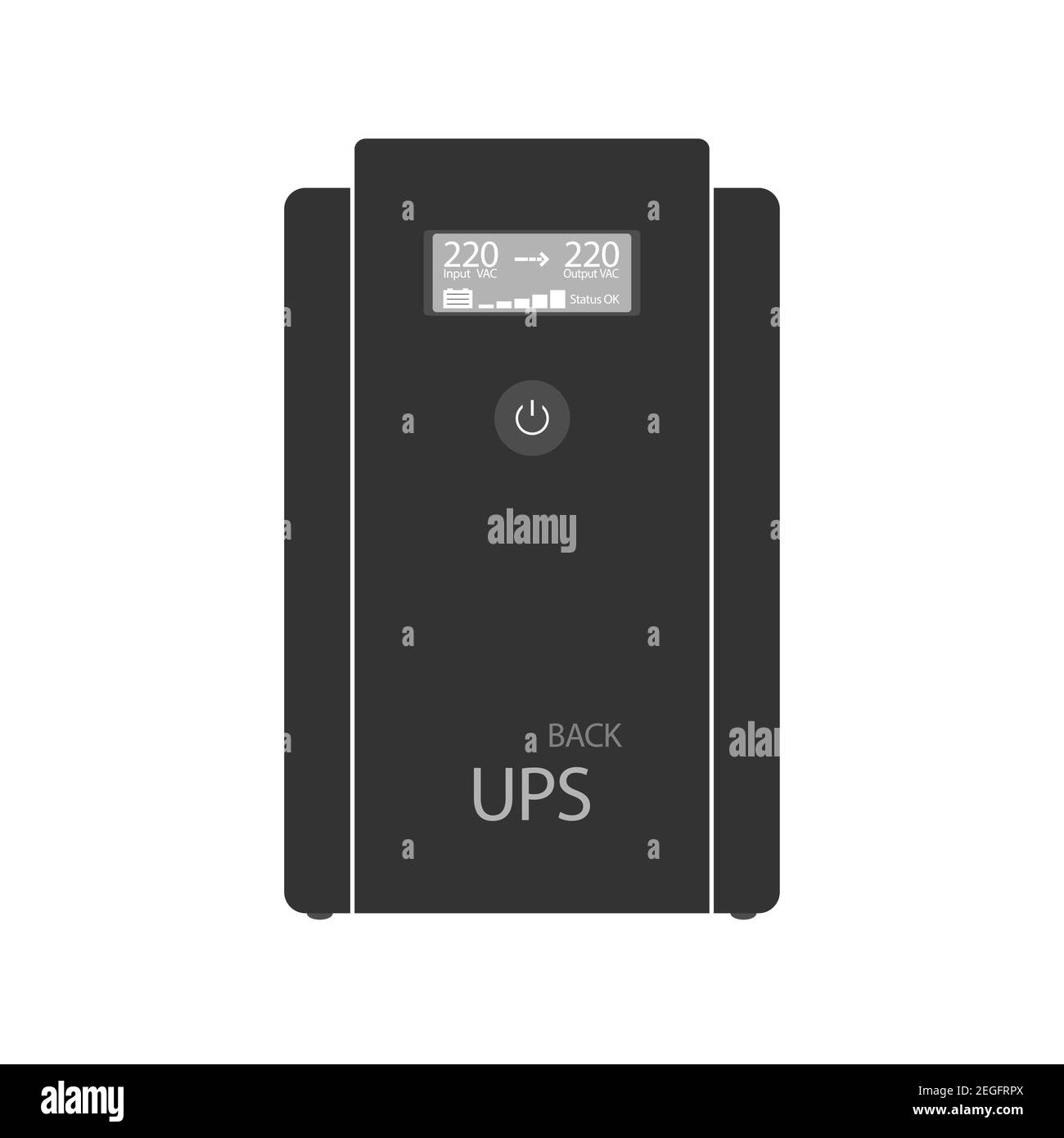 Professional uninterruptible power supply with digital display and ...