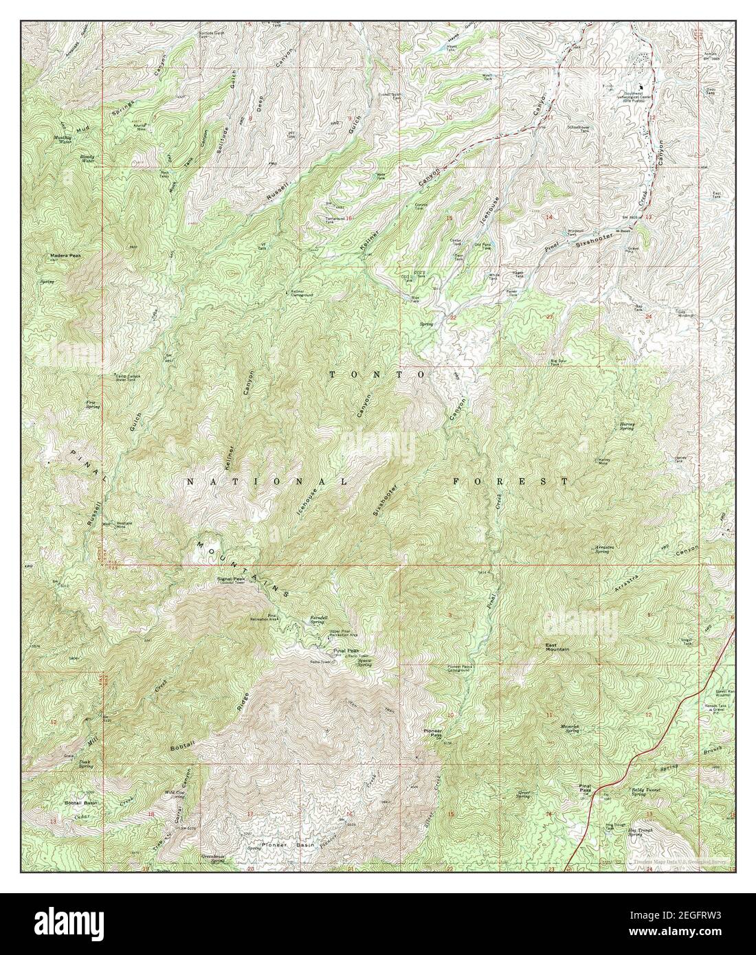 Pinal county map hi-res stock photography and images - Alamy