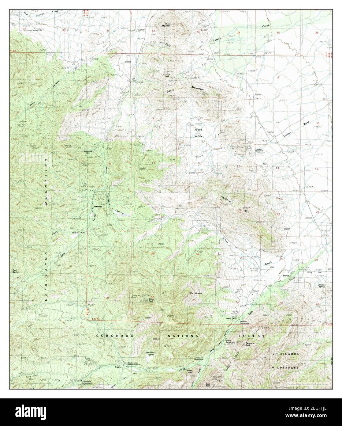 Portal, Arizona, map 1987, 1:24000, United States of America by ...