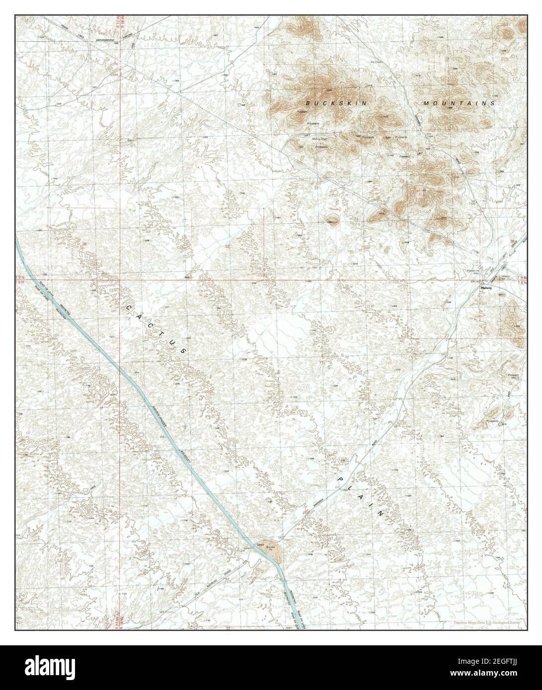 Powerline Well, Arizona, map 1990, 1:24000, United States of America by ...