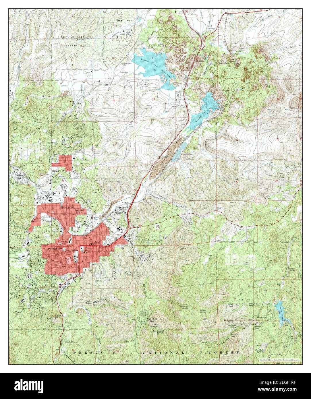 Prescott, Arizona, map 1973, 1:24000, United States of America by ...