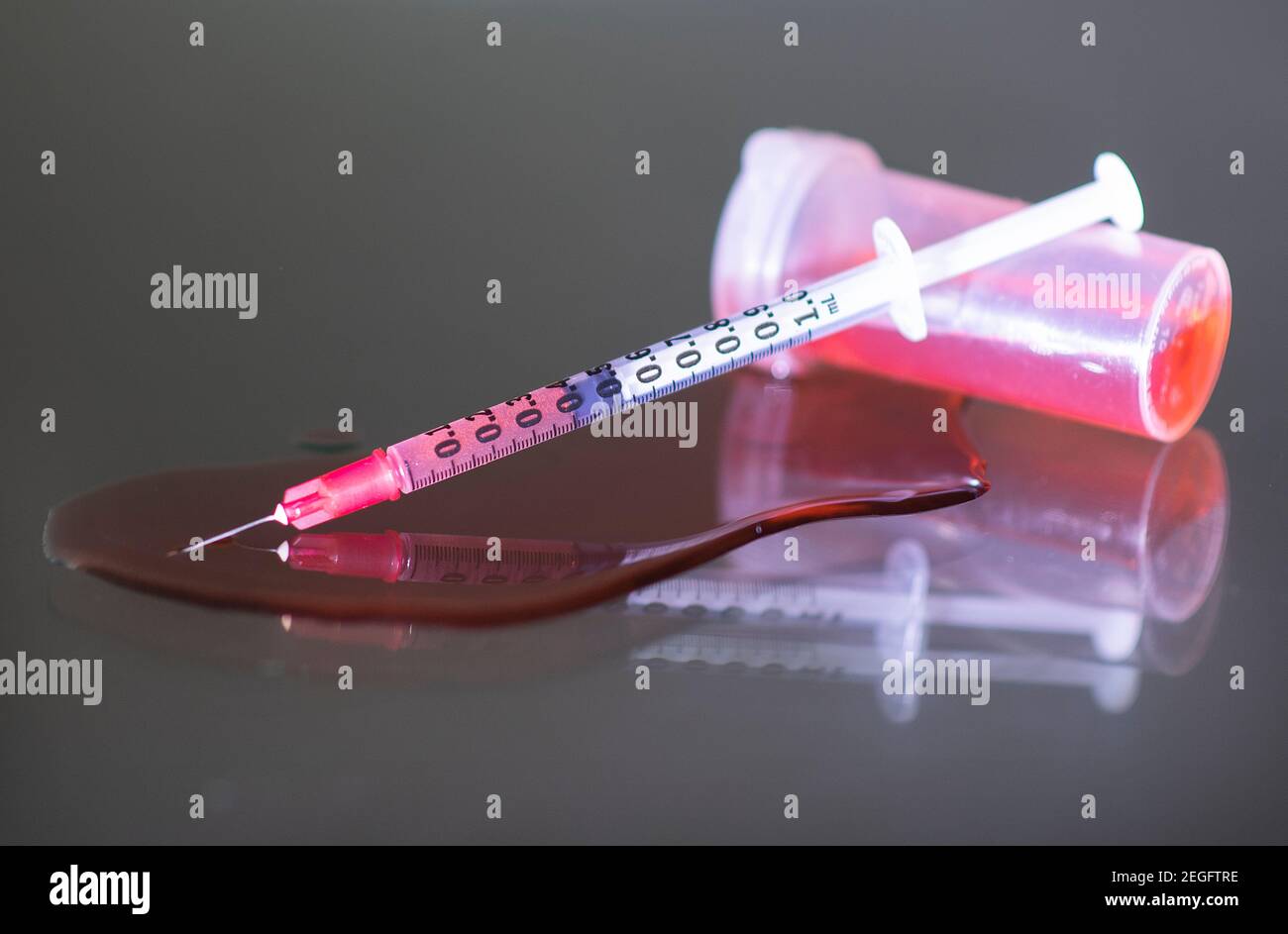 Needle syringe shown on hi-res stock photography and images - Alamy