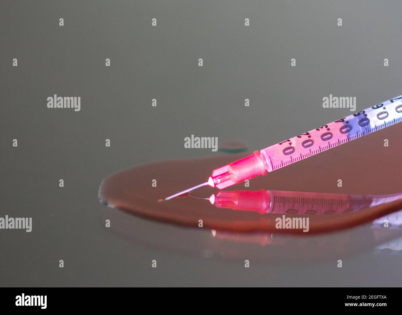 Needle syringe shown on hi-res stock photography and images - Alamy