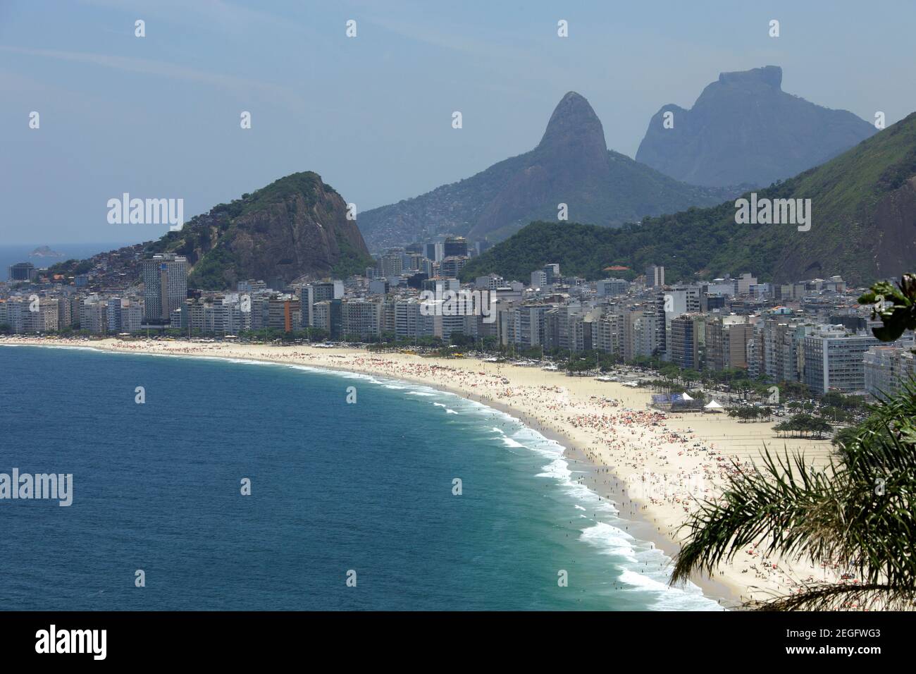 Rio de Janeiro, main tourist spot in Brazil, famous beaches, Copacabana ...
