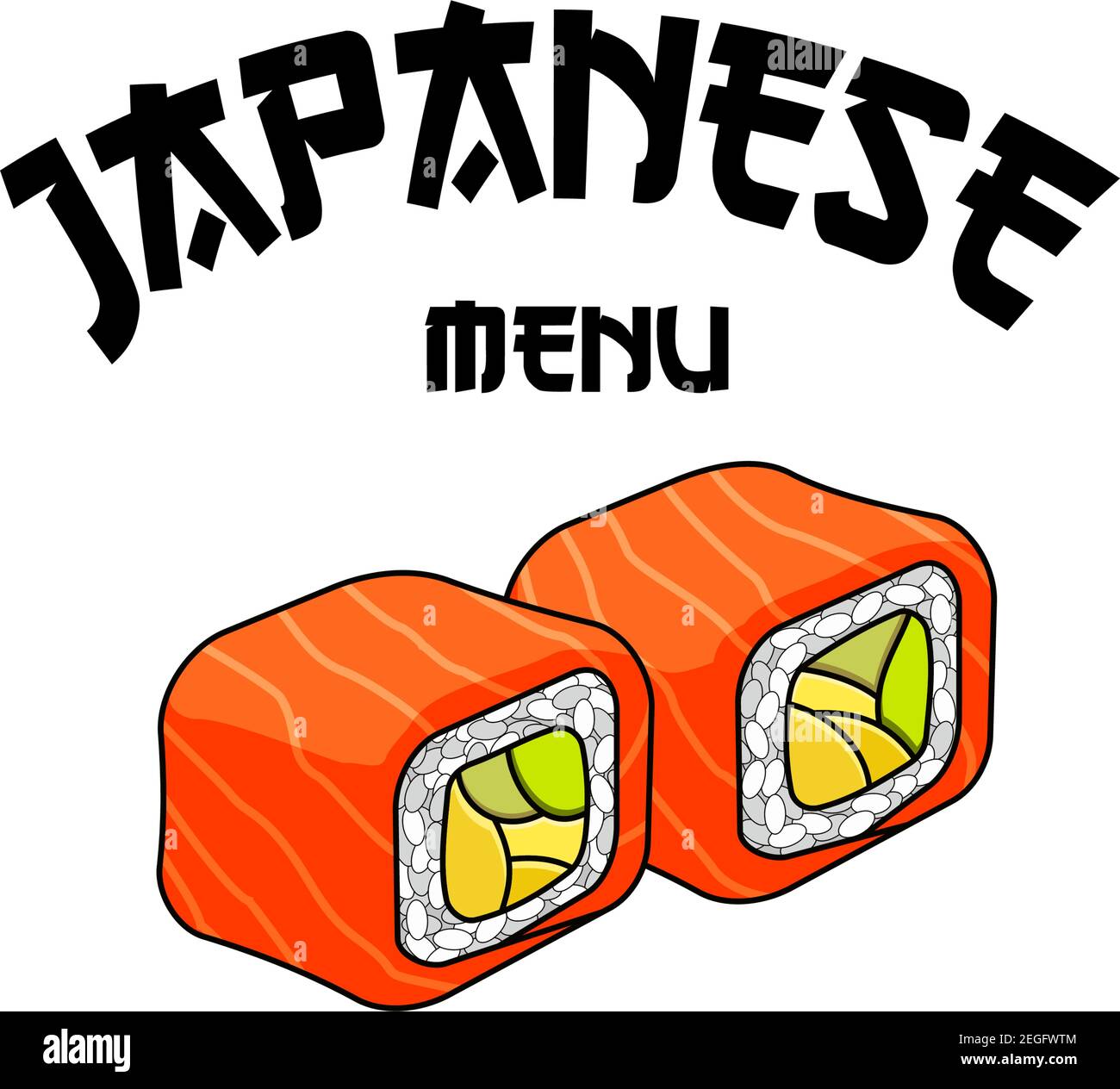 Philadelphia with eel Stock Vector Images - Alamy