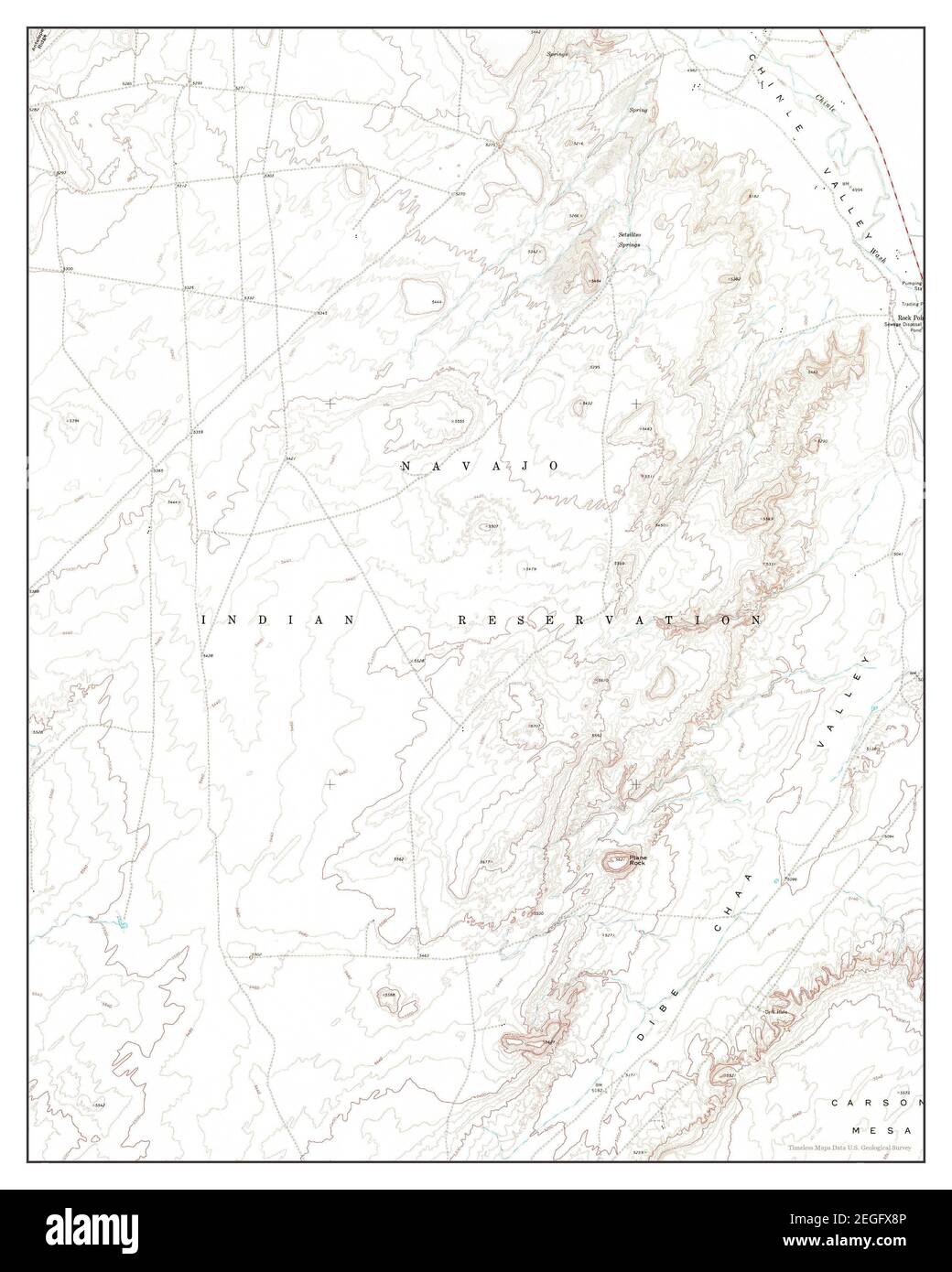 Rock Point, Arizona, map 1968, 1:24000, United States of America by ...