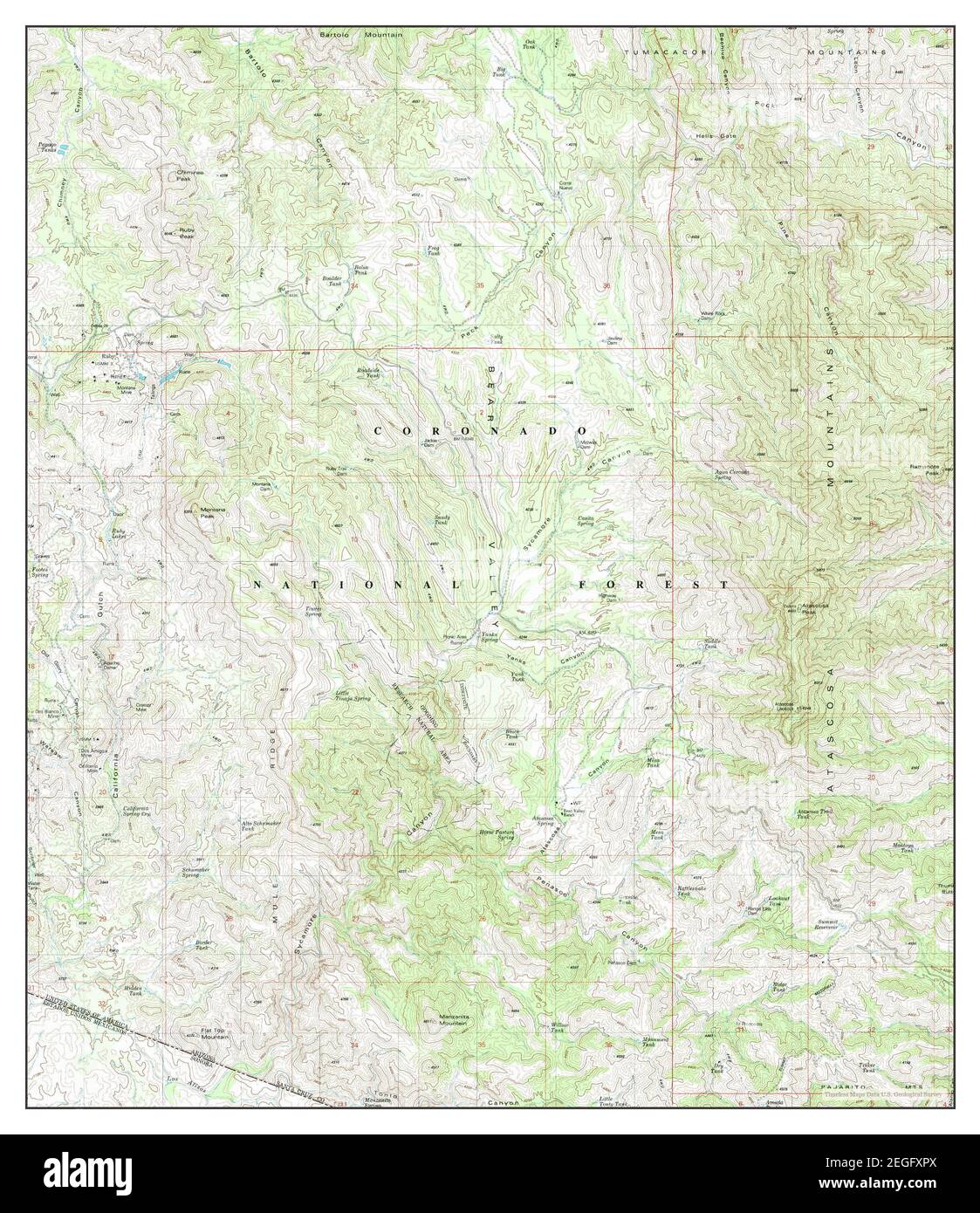 Ruby, Arizona, map 1981, 1:24000, United States of America by Timeless ...