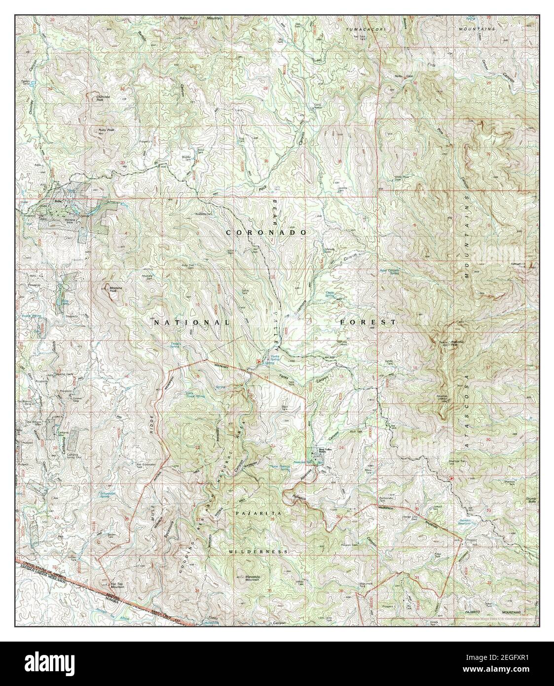 Ruby, Arizona, map 2004, 1:24000, United States of America by Timeless ...