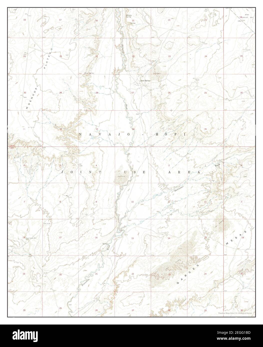 Map of sand springs hi-res stock photography and images - Alamy