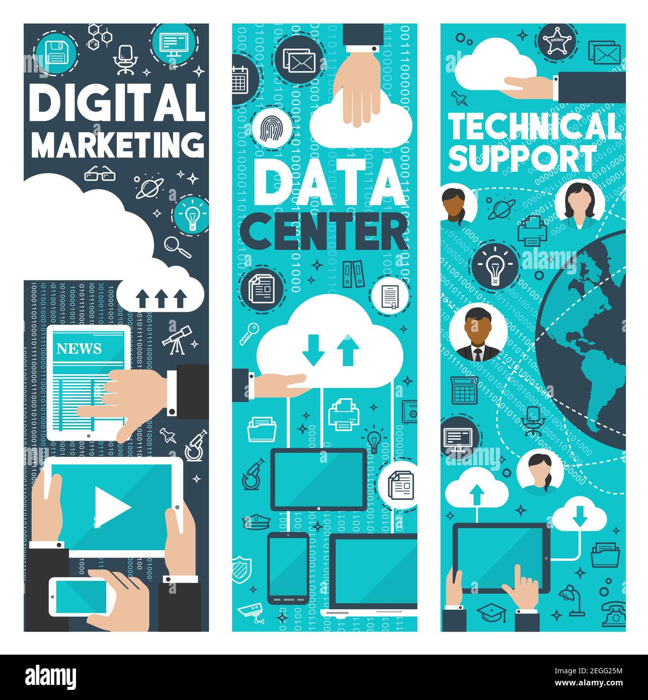 Software vertical Stock Vector Images - Alamy