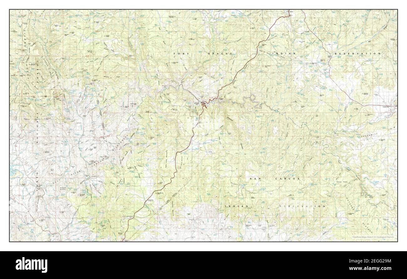Seneca, Arizona, map 1992, 1:100000, United States of America by ...