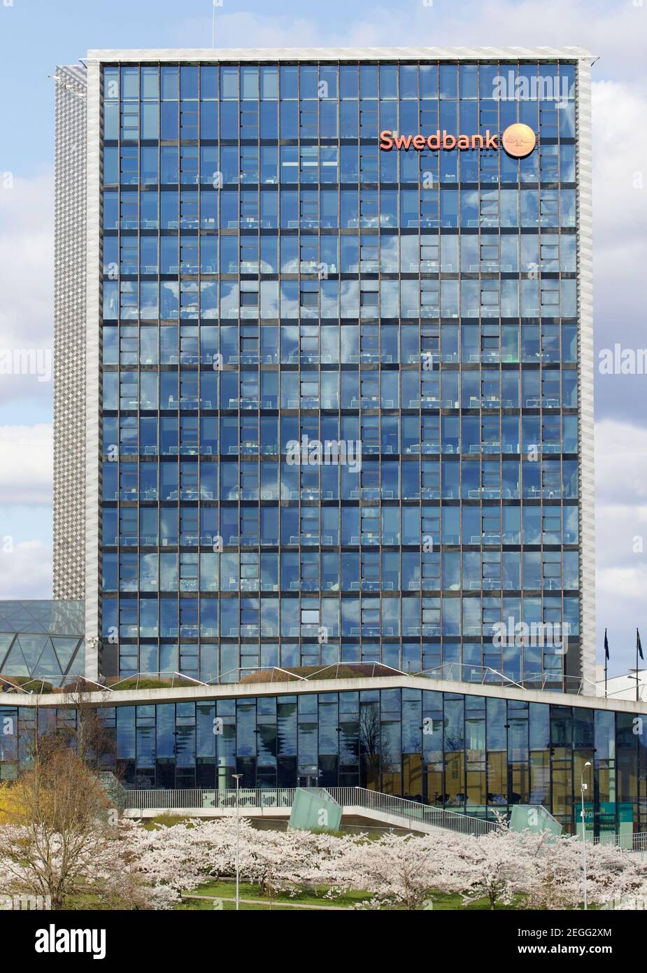 Swedbank head office building in Vilnius, capital of Lithuania Stock ...