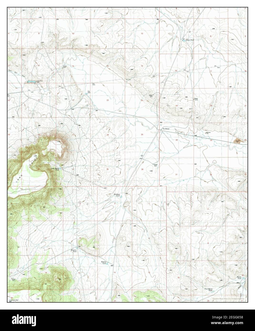 Tin House, Arizona, map 1980, 1:24000, United States of America by ...