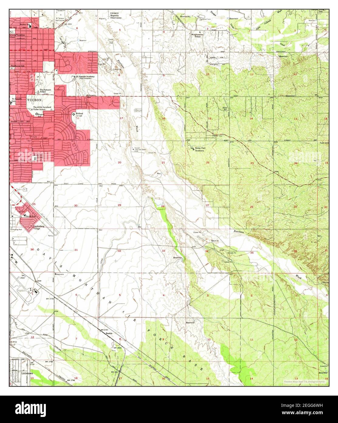 Tucson maps hi-res stock photography and images - Alamy