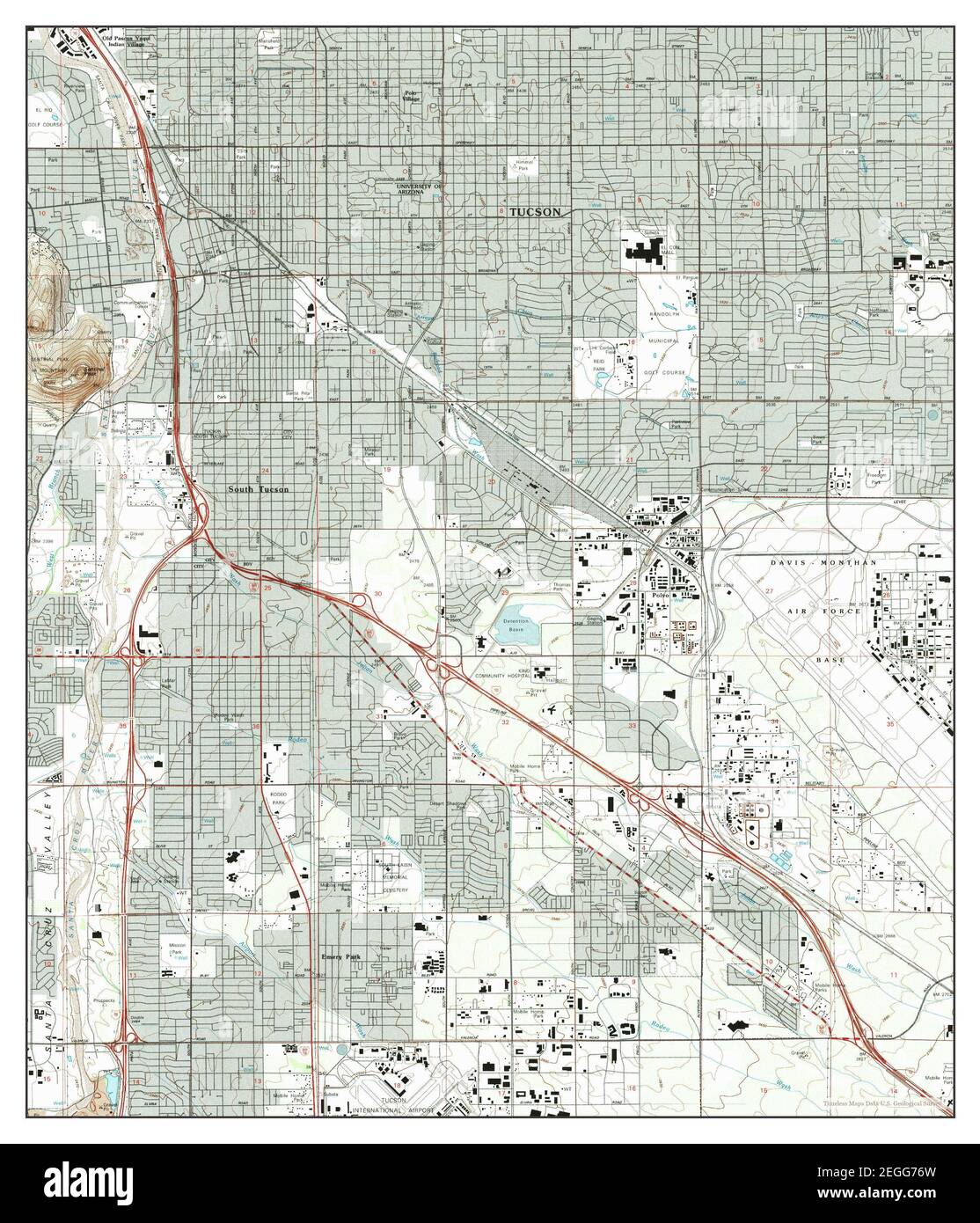 Tucson maps hi-res stock photography and images - Alamy