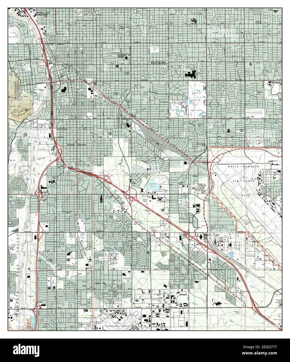 Tucson maps hi-res stock photography and images - Alamy