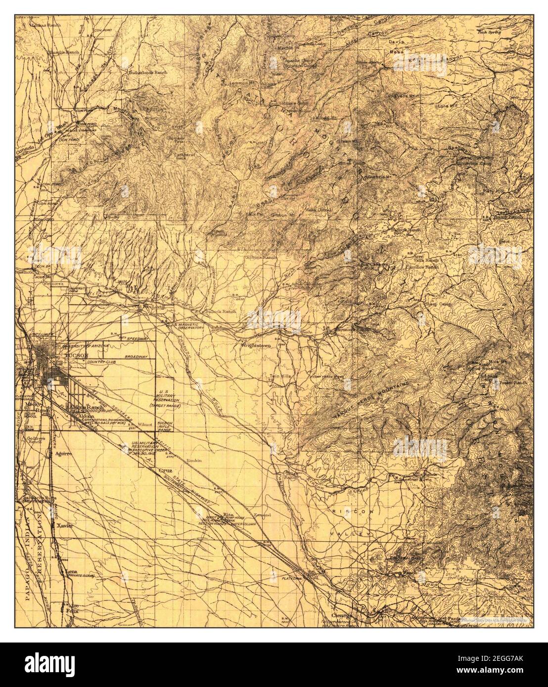 Tucson maps hi-res stock photography and images - Alamy