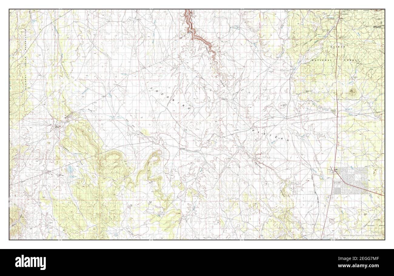 Valle, Arizona, map 1983, 1:100000, United States of America by ...