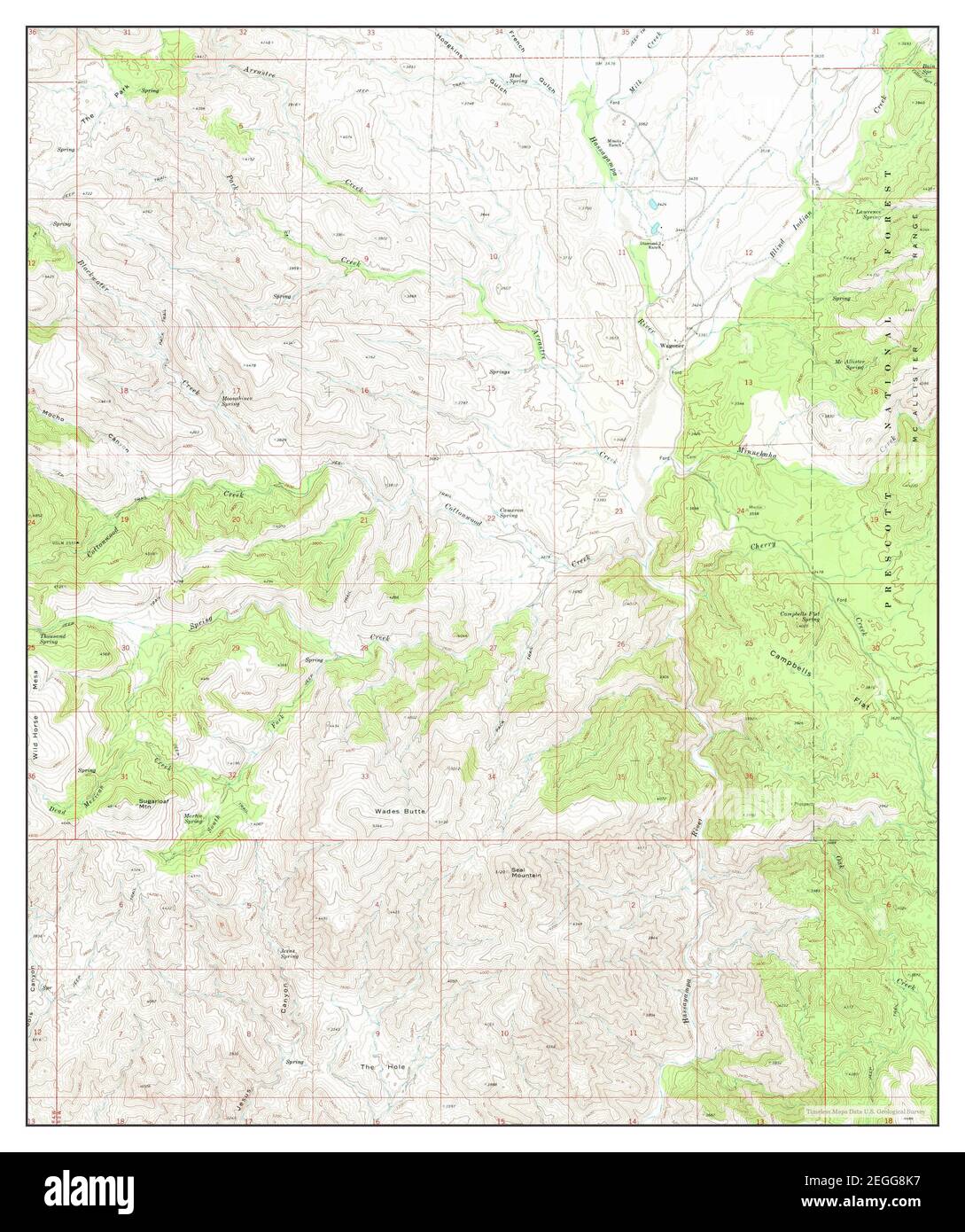 Wagoner, Arizona, map 1969, 1:24000, United States of America by ...