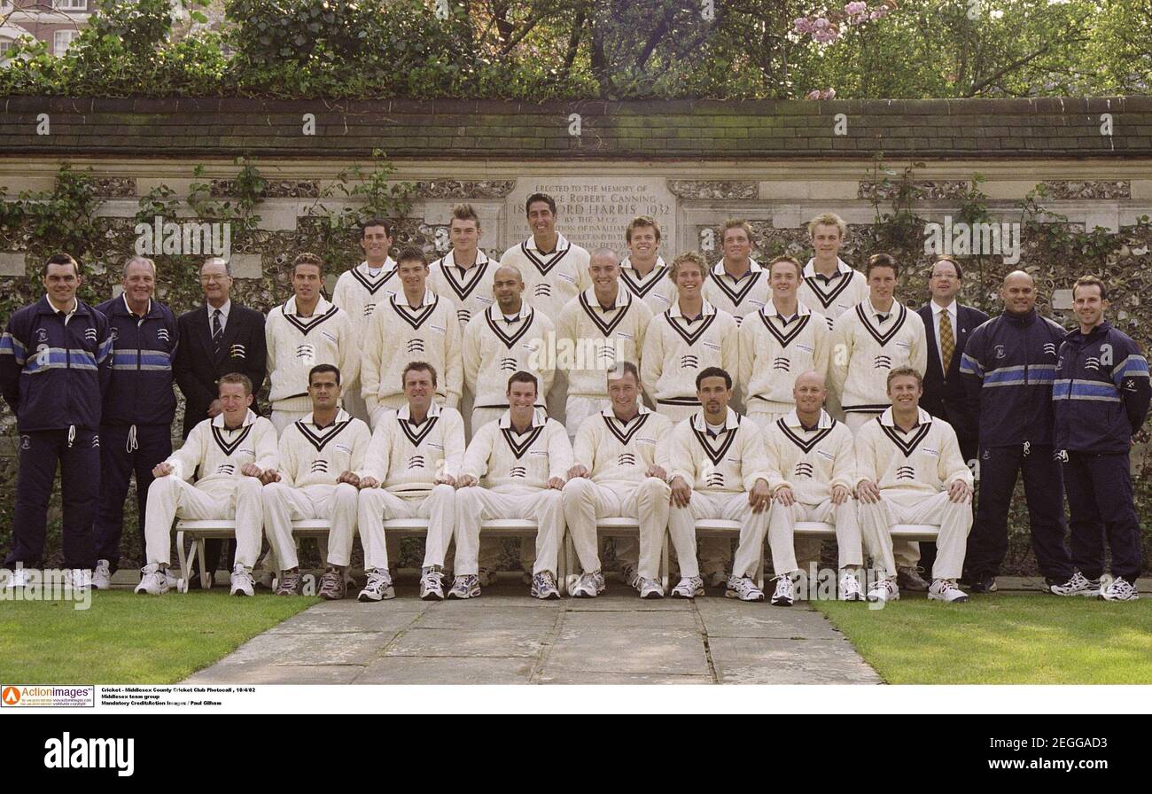 The middlesex team group hi-res stock photography and images - Alamy