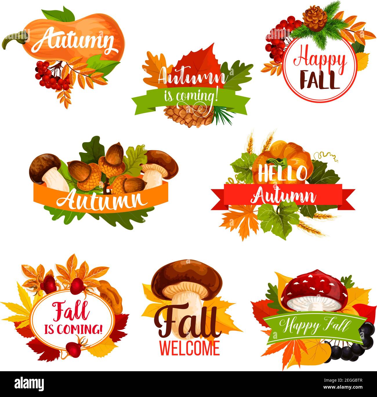 Fall is coming Cut Out Stock Images & Pictures - Alamy