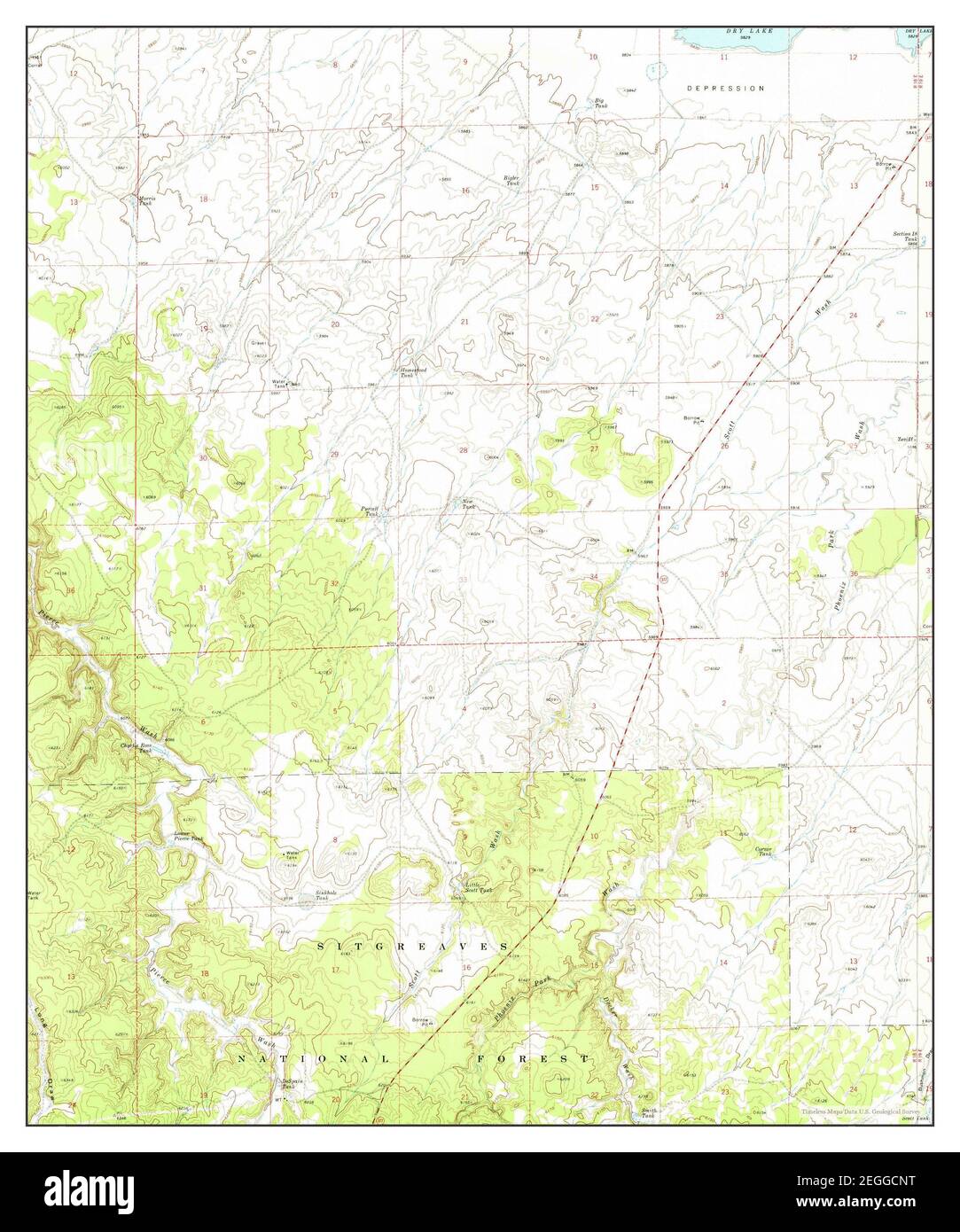 Zeniff, Arizona, map 1971, 1:24000, United States of America by ...