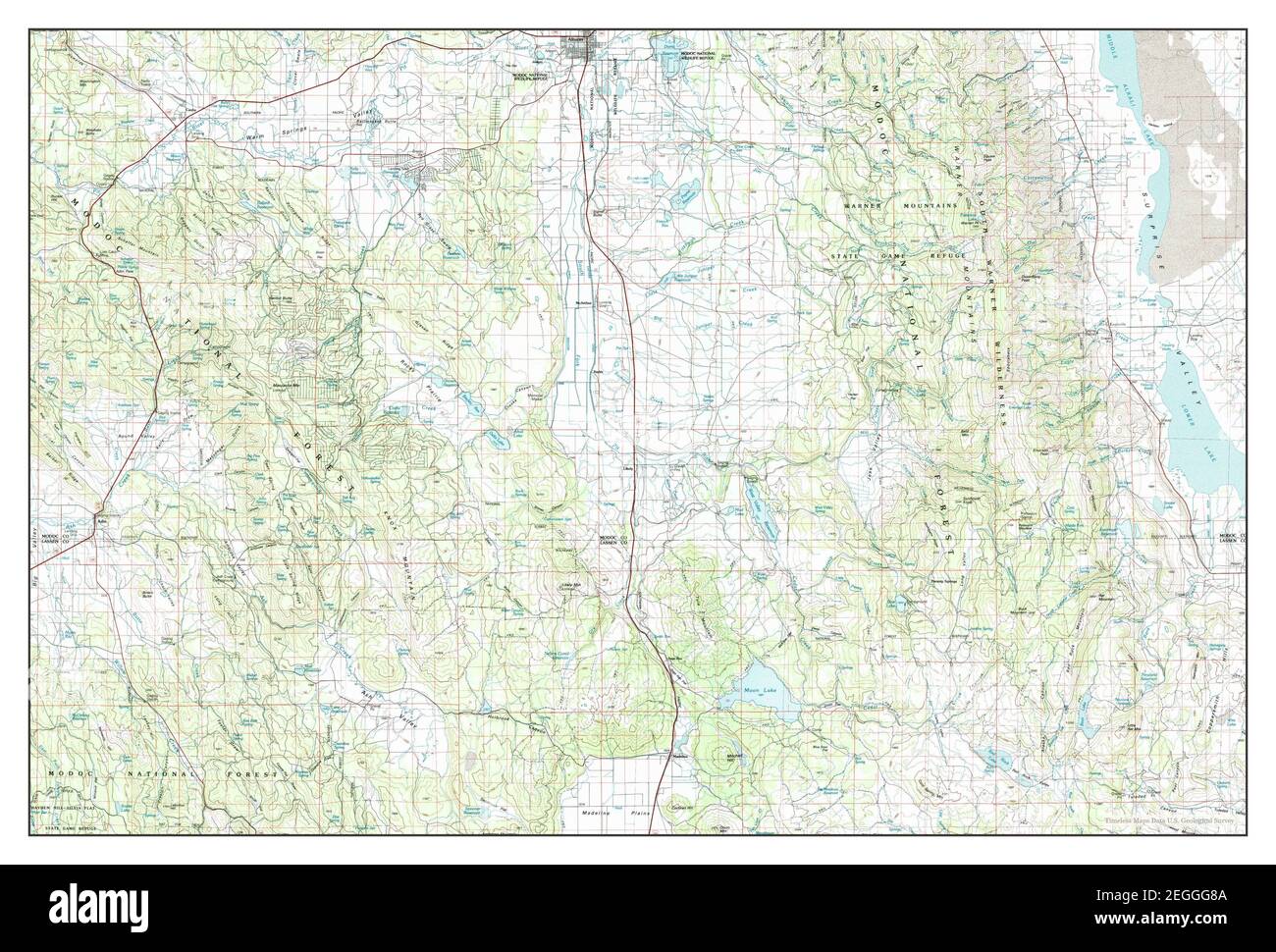 Alturas, California, map 1983, 1:100000, United States of America by ...